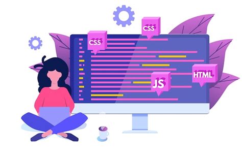 premium vector software development isometric programmer at work big data processing vector