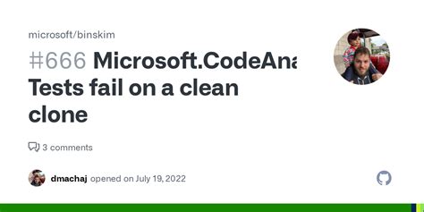 Microsoft Codeanalysis Il Rules Ruletests Ba Enablesourcelink Tests Fail On A Clean Clone