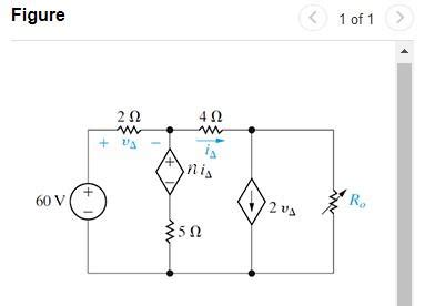 Solved The Variable Resistor Ro In The Circuit In Figure Chegg Com