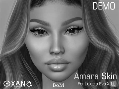 Second Life Marketplace Oxana Demo Amara Skin Toffee Lel Evox