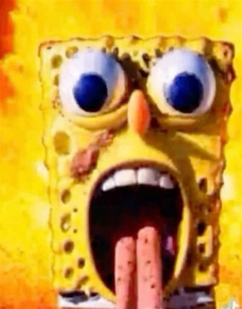 Freakbob Ahh 👅👅 Spongebob Funny Memes Funny Pictures