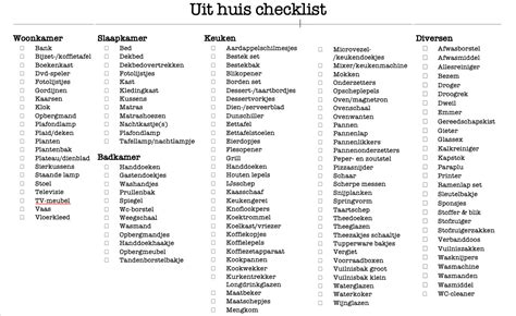 Essentials For Your First Home Uitzet Lijst Huis Verhuis Lijst Uitzetlijst Huis