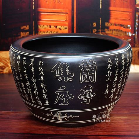 景德镇瓷器缸定做兰亭集序雕刻大缸产品图片景德镇瓷器缸定做兰亭集序雕刻大缸产品相册 景德镇雅道瓷业有限公司 九正建材网