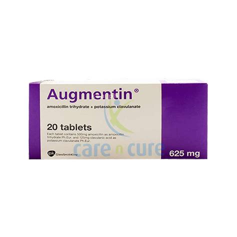 Buy Augmentin 625mg Tablets 20s Online In Qatar View Usage Benefits