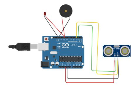 Circuit Design Security Alarm Tinkercad