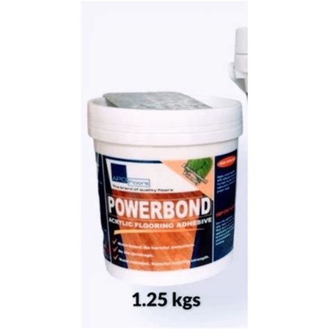 Powerbond Acrylic Flooring Ahesive Pandikit Sa Vinyl Tiles Na Glue 1 25 Kg 5 Kg Vinyl Tiles