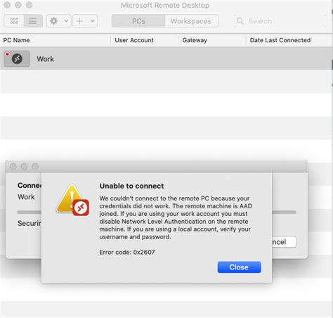 Rdp From Macos To Azure Ad Joined Machine · Issue 6928 · Microsoftdocs