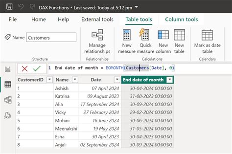 Eomonth Dax Function In Power Bi Ashish Coder