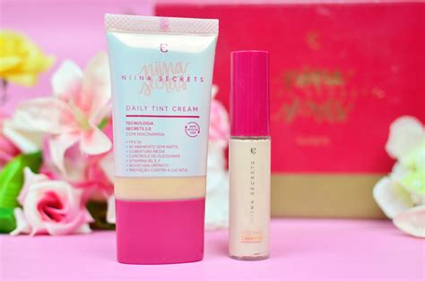 nova base da niina secrets resenha base daily tint corretivo