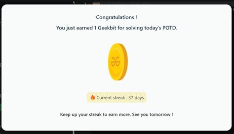 day 37 of 100daysofcode nailing geeksforgeeks problem ganesh shete posted on the topic