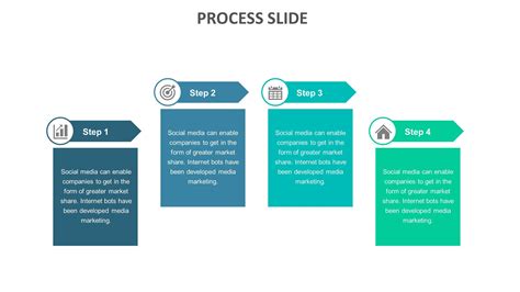 Process Slide Templates Biz Infograph Positive Notes Templates Infographic