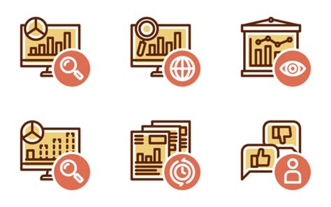 Big Data Analytics Icon Pack Color Lineal Color 22 Svg Icons