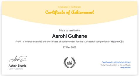 Aarohi Gulhane On Linkedin Cssbootcamp Webdevelopment