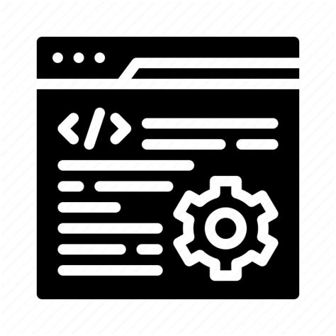 Configuration Gear Web Database Coding Icon Download On Iconfinder