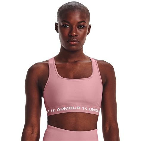 Under Armour Crossback Mid Bra Pink Queens