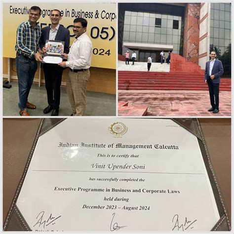 Vinit Soni On Linkedin Iimcalcutta Executiveeducation Corporatelaw