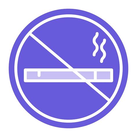 흡연 금지 아이콘 프리미엄 벡터