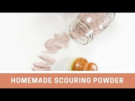 Homemade Scouring Powder Recipe Mom Prepares Recette