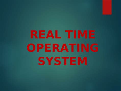 Pdf Introduction To Rtos