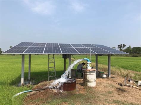 ระบบสูบน้ำโซล่าเซลล์ เพื่อการเกษตร