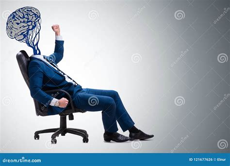 The Man In Artificial Intelligence Concept Stock Photo Image Of Intellectual Knowledge