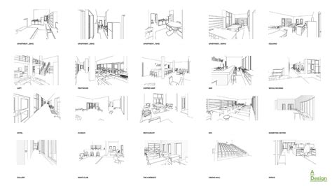 20 Interior Spaces Revit 3d Model Cgtrader