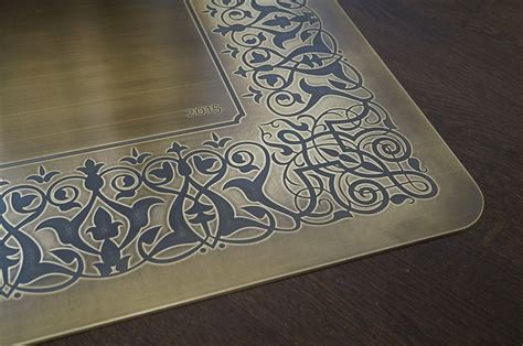 Притопочный лист из латуни