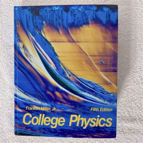 Vintage Other Vintage College Physics Fifth Edition Hard Cover Text