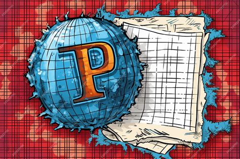 Premium Photo Squared And Ragged Notebook Paper With A Big Pi Symbol