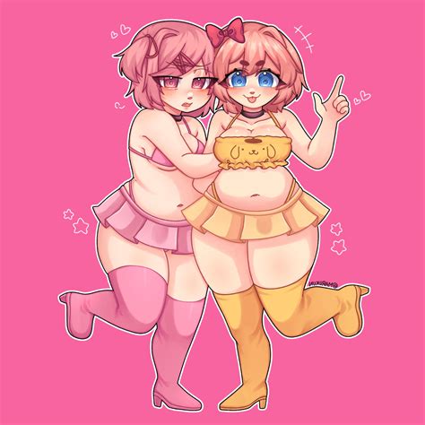 Natsuki And Sayori By Marukun01 On Deviantart