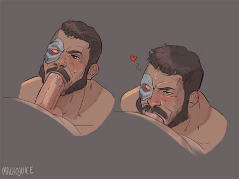 Rule 34 2boys Balls Bara Big Penis Blowjob Blush Boner Cybernetic Eye