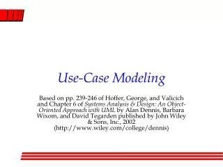 PPT An Introduction To Use Case Modeling PowerPoint Presentation