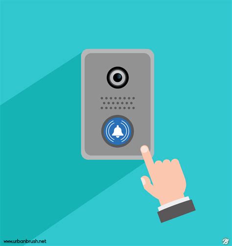 초인종 일러스트 Ai 무료다운로드 Free Doorbell Vector 어반브러시