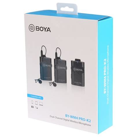 Boya BY-WM4 Pro k2 - Laor Laor Camera Shop ល្អល្អ ហាងលក់ម៉ាស៊ីនថត