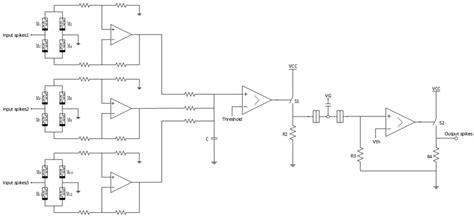 Complete Circuit Structure Of The Neuron Model Download Scientific