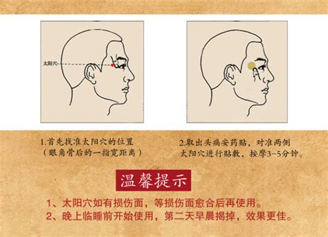 Headache Patch Headache Powder Trigeminal Nerve Pain Patch Migraine