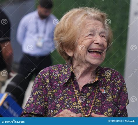 Sex Therapist Media Personality And Author Dr Ruth Westheimer On The