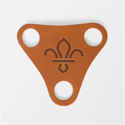 Scouts 3 Hole Leather Woggle Fdl Scouts Woggles