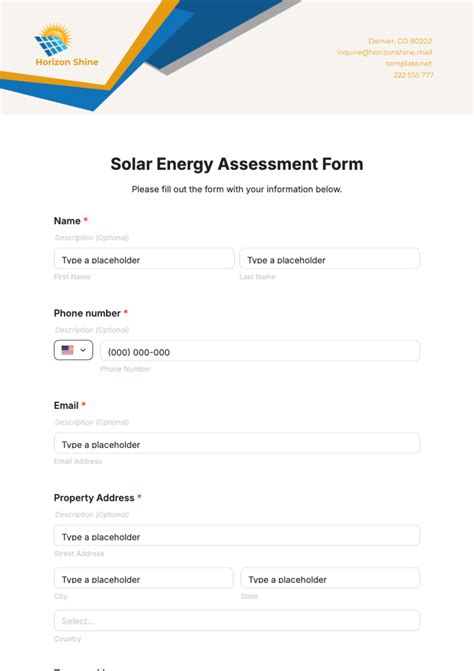 Free Solar Energy Templates And Examples Edit Online And Download