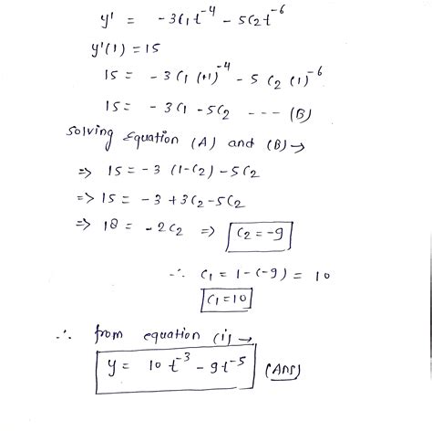 [solved] solve the given initial value problem for the cauchy euler