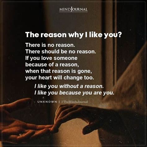 The Reason Why I Like You Like You Quotes I Like You Quotes Reasons