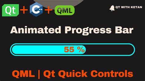 Qt Qml Animated Progress Bar Advance Qt Qml Animation Qt Qml Tutorial Youtube