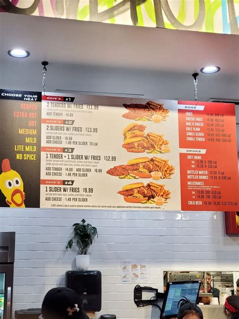 Daves Hot Chicken Menu Updated November 2025