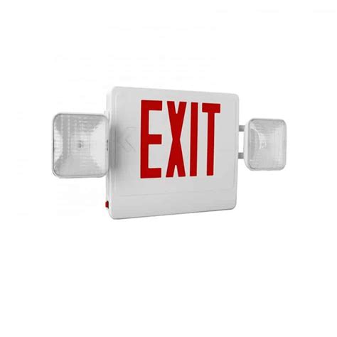 Combo Exit Sign Emergency Lights Shelly Lighting Combo Exit Sign Emergency Lights Shelly Lighting