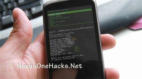 How To Install Froyo Android 2 2 On A Google Nexus One Phone Smartphones Gadget Hacks