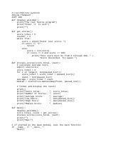 Python Program Test Scores Calculation And Analysis Course Hero
