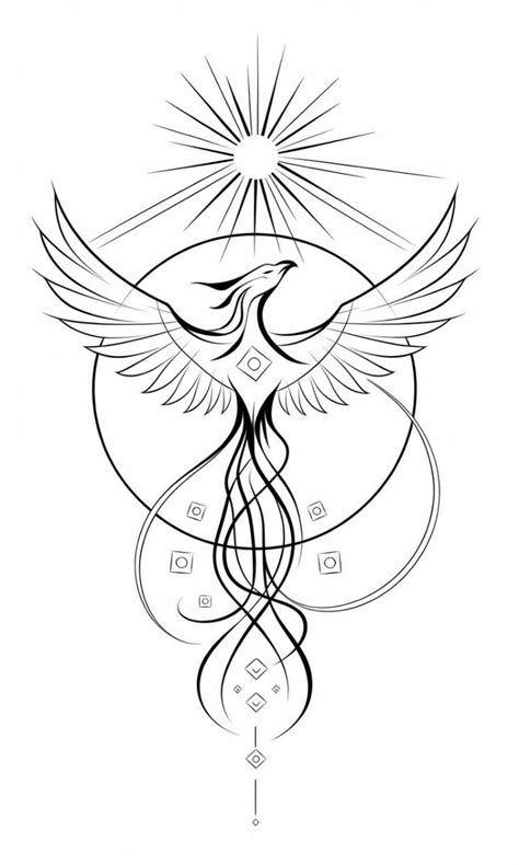Phenix Dessin Tattoos