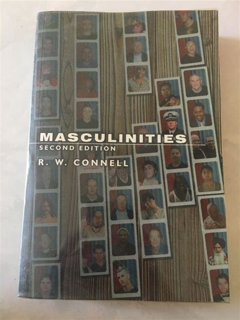 Masculinities R W Connell Hobbies And Toys Books And Magazines Fiction