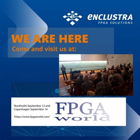 enclustra on linkedin fpgaworldconference2023 enclustra everythingfpga meetourexperts fpga…