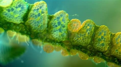 A Microscopic View Of A Fern Spore Showing Intricate Details Of Its